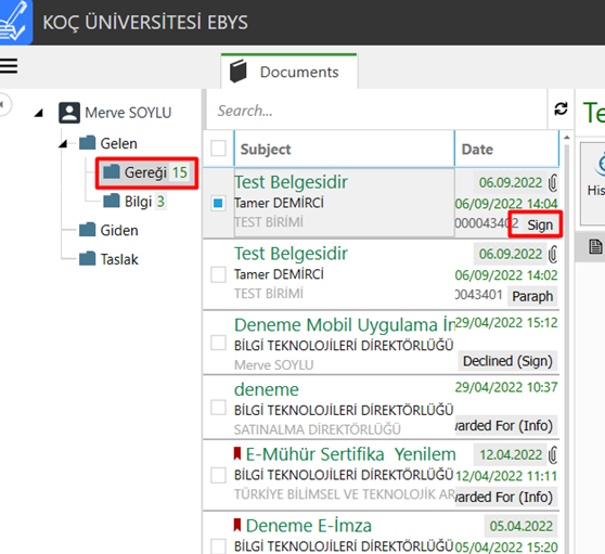 Document Approval / Paraph / Sign Help Guide