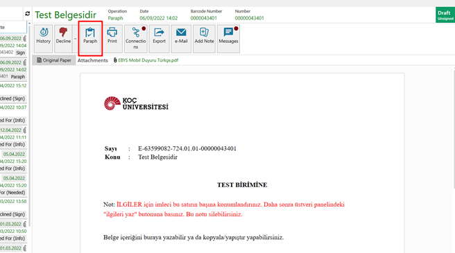 Document Approval / Paraph / Sign Help Guide