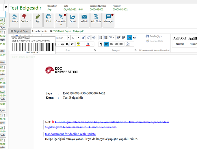 Document Approval / Paraph / Sign Help Guide