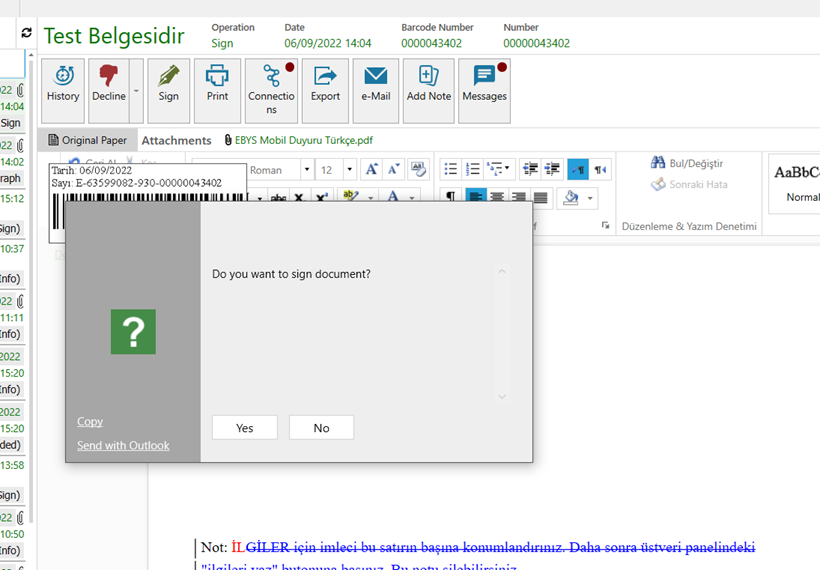 Document Approval / Paraph / Sign Help Guide