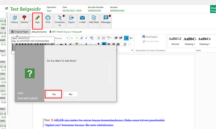 Document Approval / Paraph / Sign Help Guide