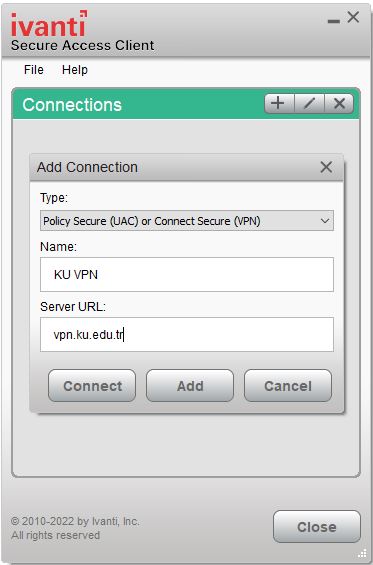 Install and configure Ivanti Secure Access Client on Windows