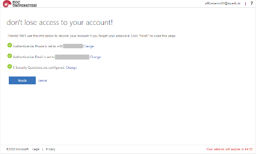 How to change authentication methods?