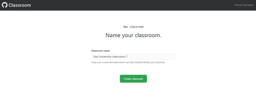 How to create Classroom on GitHub?