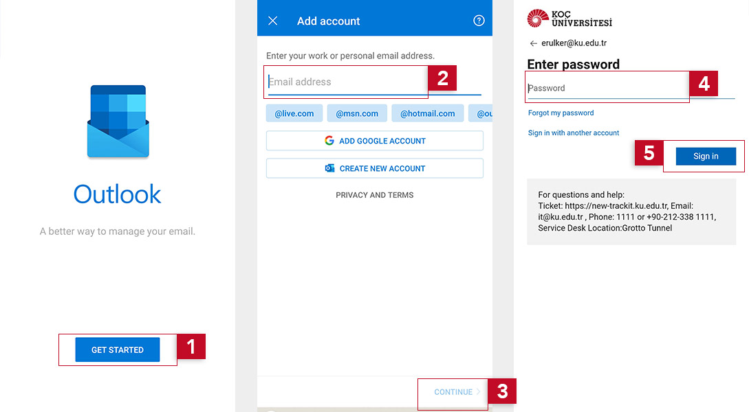 Office 365 Outlook: Outlook App on Android