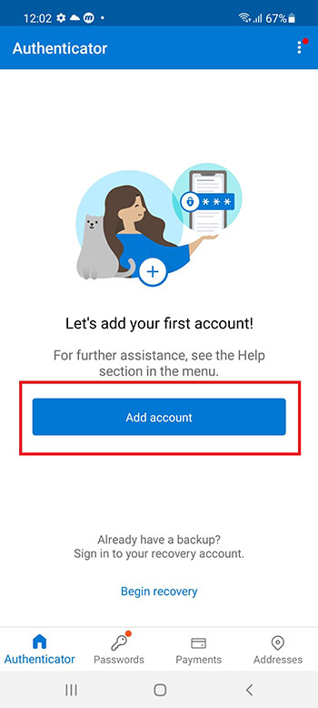 How to set up Multifactor Authentication (Authenticator Application)?