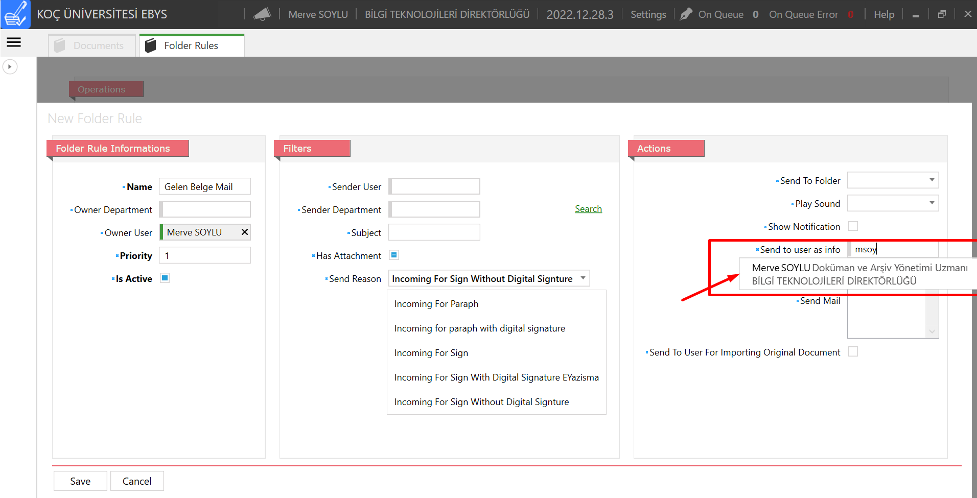 Folder Rules Help Guide