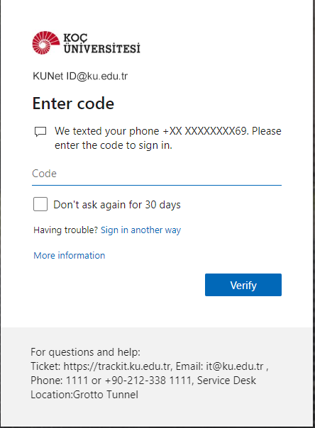 How to set up Multifactor Authentication (SMS)?