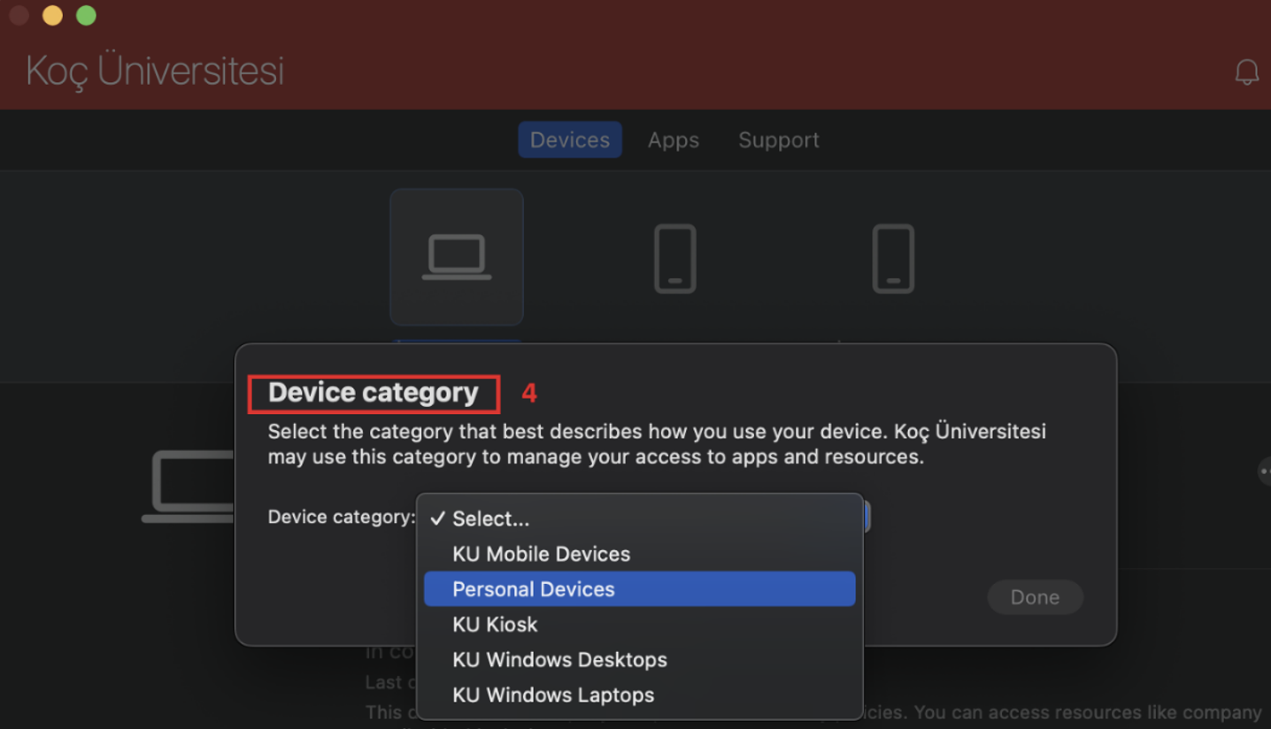 Mobile Device Registration System - Enroll your macOS device