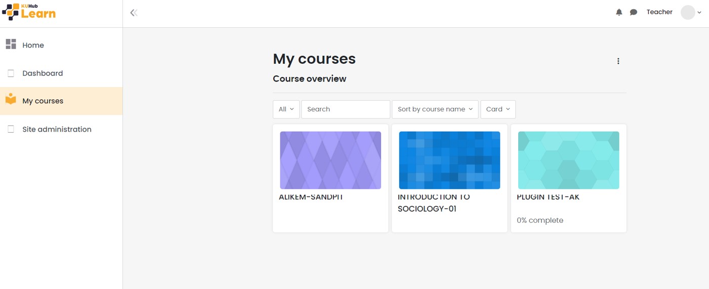 How to Find Your Courses