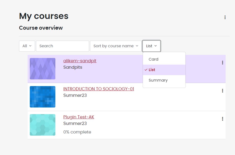 How to Find Your Courses